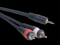 Accu Cable Mini Plug to RCA Cable - 15 Ft - Phantom Dynamics ...