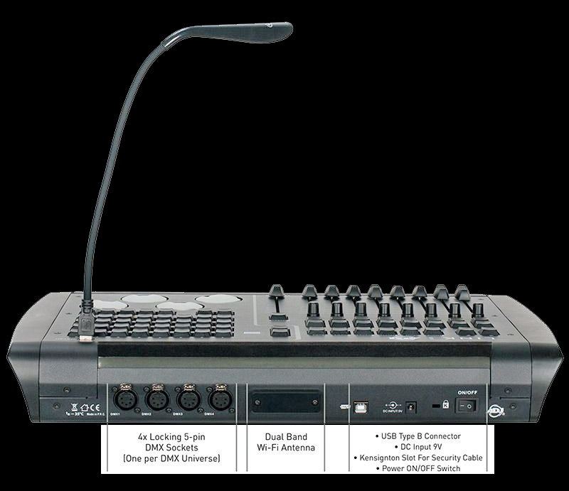 Link 4-Universe DMX Hardware Controller - Professional Lighting Control ...