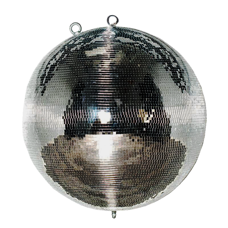 30-Inch Mirror Ball w/ Real Glass Tiles for Stunning Light Reflections ...