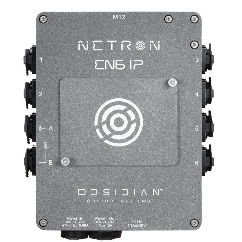 Obsidian Netron EN6 IP - 6-Port IP66 Ethernet-to-DMX Gateway - Phantom ...