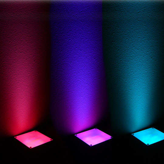 Omnisistem Tri Color RGB LED Battery Powered Wireless LED Uplight ...