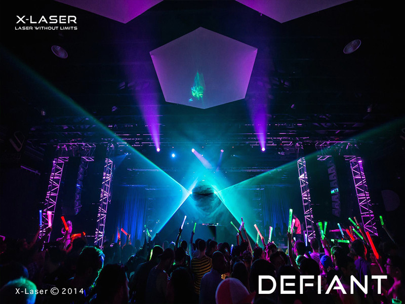 X-Laser Defiant RGB Laser / Polaris Audience Immersion Technology ...
