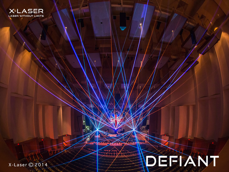 X-Laser Defiant RGB Laser / Polaris Audience Immersion Technology ...