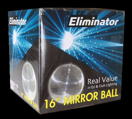 16" Glass Mirror Disco Ball – Nightclubs, DJs & Events / EM-16 ...