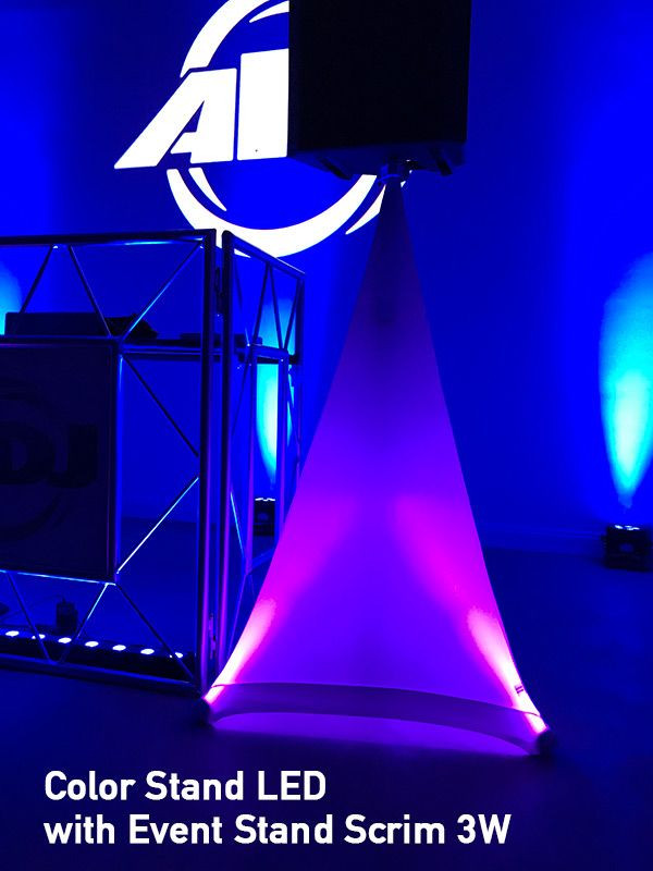 American Audio LED Color Stand LED Light Up Speaker Stand / CSL100 ...