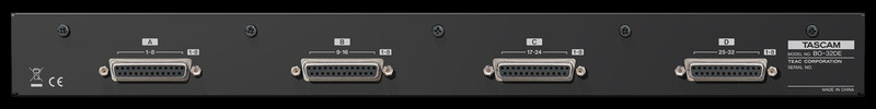 TASCAM 32 Channel Euroblock to D-Sub Input Adaptor - Phantom Dynamics ...