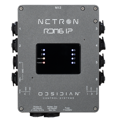 Obsidian RDM6 IP 6-Port IP66 DMX RDM Splitter - Phantom Dynamics ...