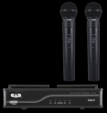 CAD GXL Wireless Dual Cardioid Handheld Microphone System - Phantom ...
