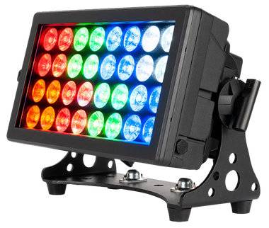 32 HEX Panel IP – IP65-Rated RGBAW+UV LED Wash/Blinder/Strobe Fixture ...