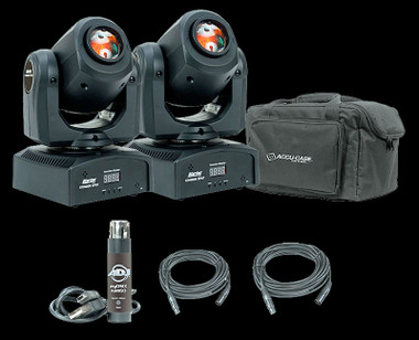 ADJ Stinger Spot DMX Pak LED II Moving Head Spot Lighting Package ...
