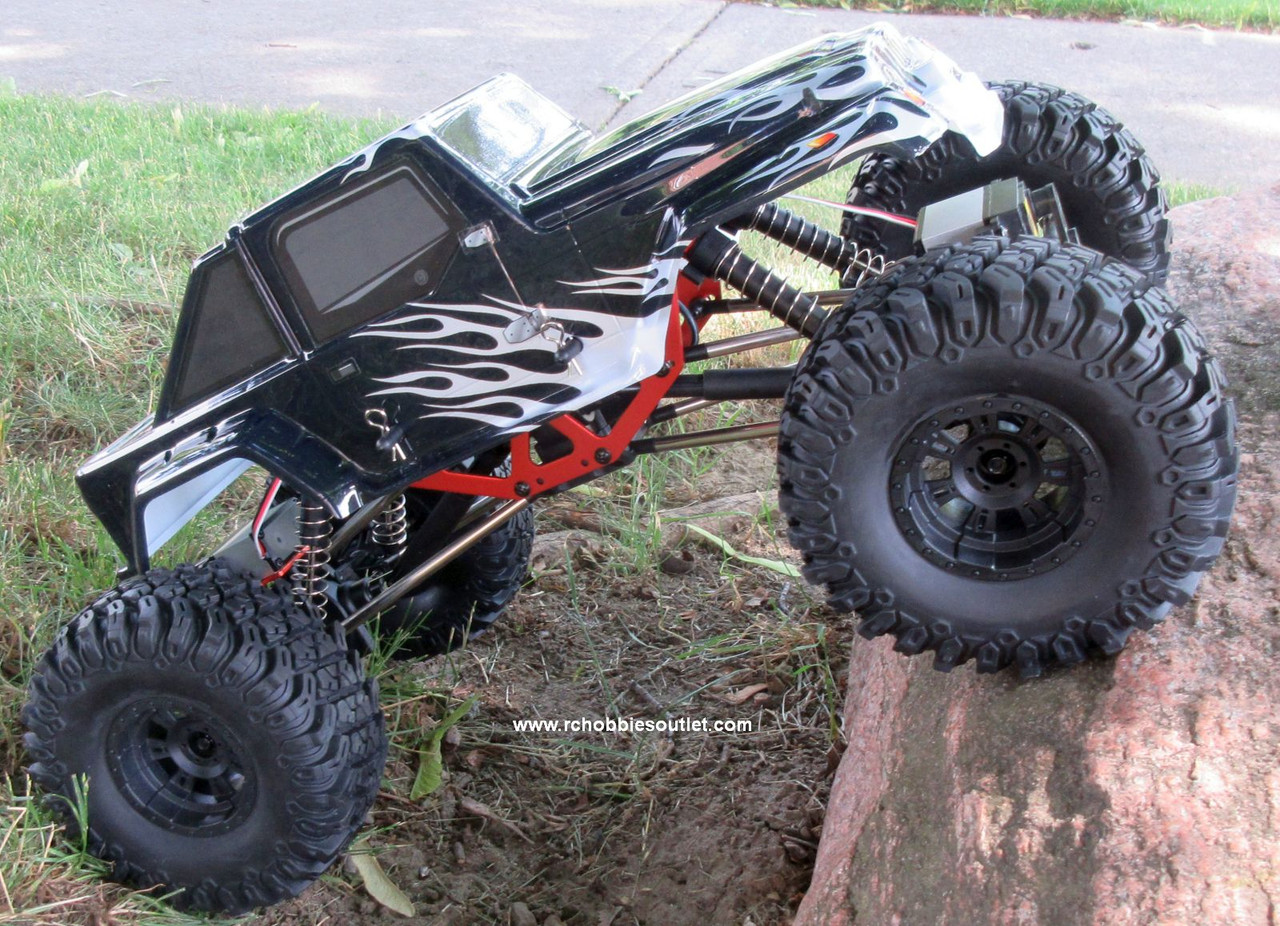RC Rock Crawler Truck with 4 Wheel Steering 1/10 Scale 2.4G 4WD 12111 ...