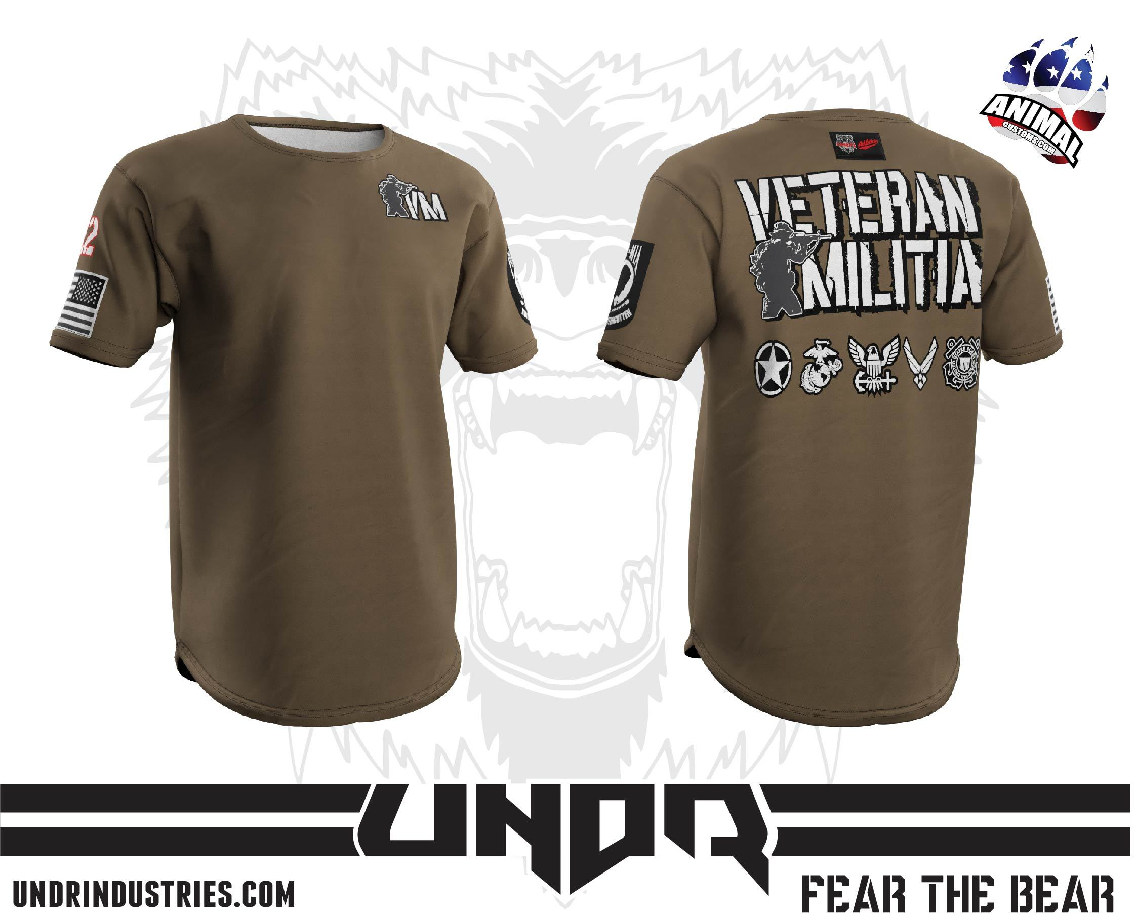 Veteran Militia Tech Shirt - FDE