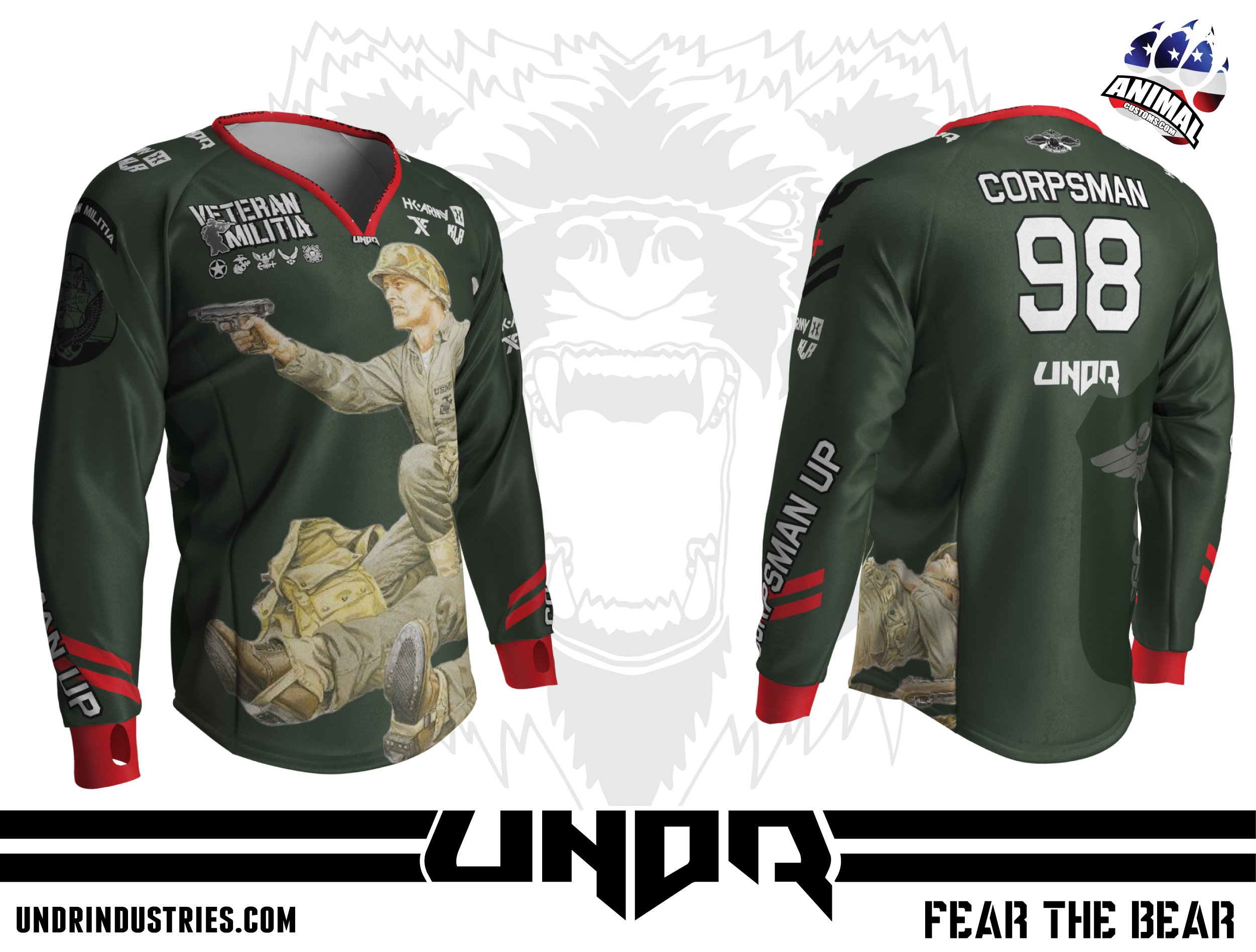 Veteran Militia Jersey - Corpsman Up