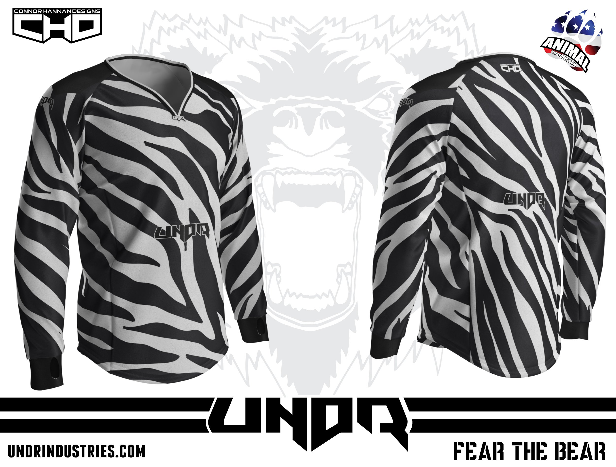 Zebra Semi Custom Jersey