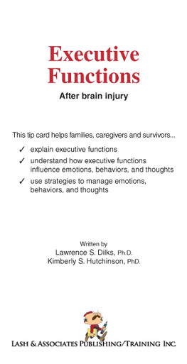 Executive Functions After Brain Injury