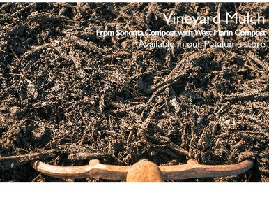 West Marin Compost Vineyard Mulch Bulk - Devil Mountain Wholesale Nursery