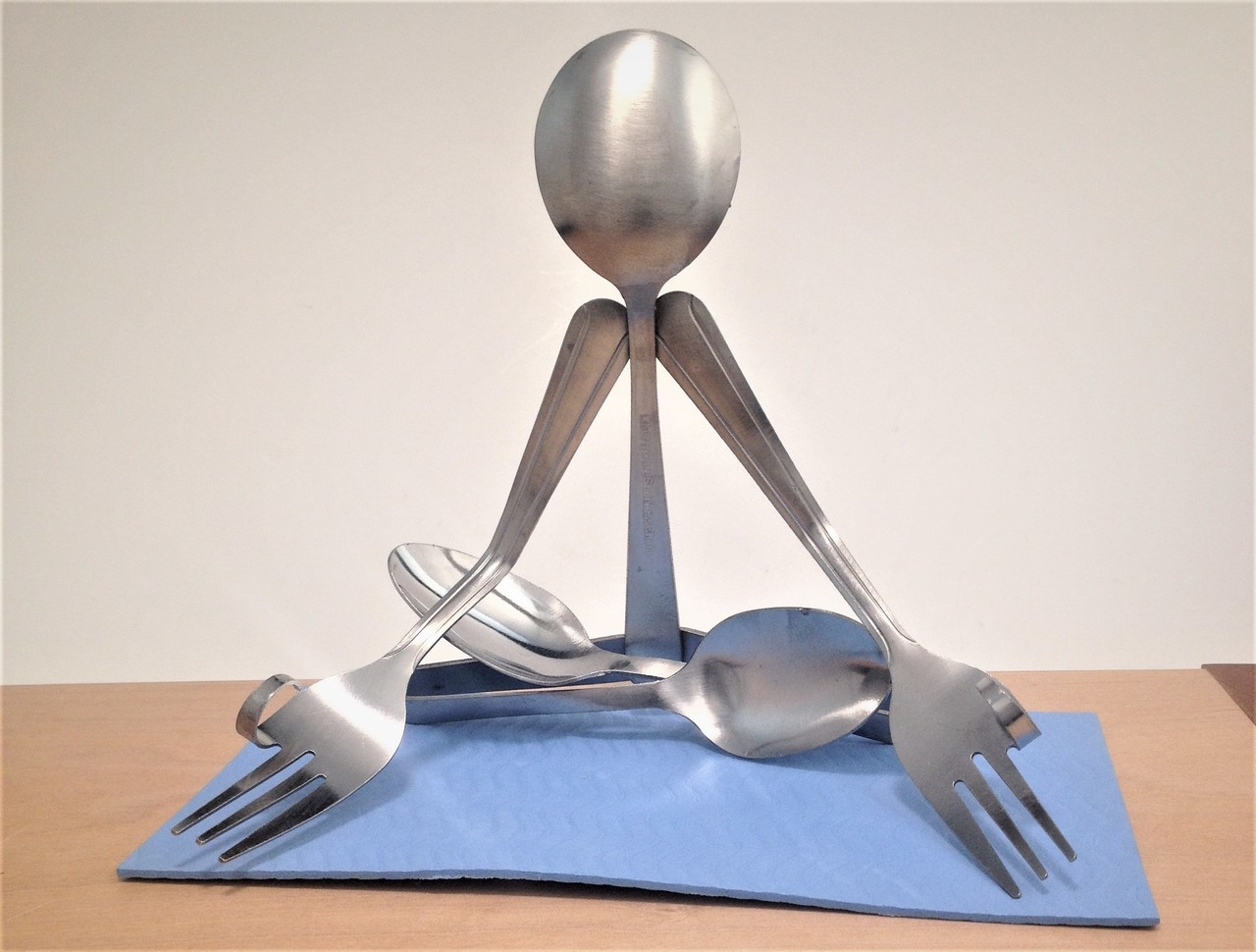 Yoga-Lotus Pose-Spoon - Forked Up Art