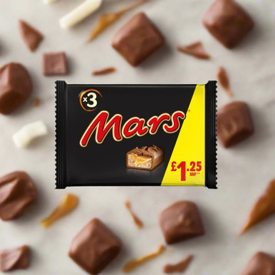 Mars Chocolate Bar Multipack 3 Pack 118.2g - Snacking World by Cinema ...