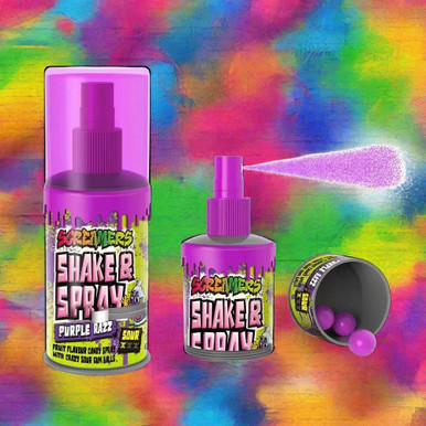 Zed Candy Screamers Purple Raspberry Shake & Spray 60ml - Snacking ...