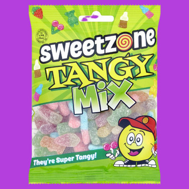 Sweetzone Tangy Mix 90g – fizzy, fruity Halal sweets with a tangy twist
