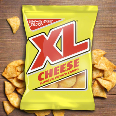 XL Cheese Flavour Potato Crisps 32.5g Single Packet - Snacking World by ...