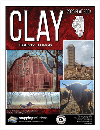 Clay County Illinois 2025 Plat Book | Mapping Solutions