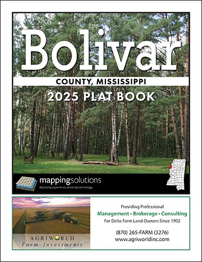 Bolivar County Mississippi 2025 Plat Book | Mapping Solutions
