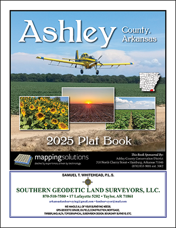Ashley County Arkansas 2025 Plat Book | Mapping Solutions