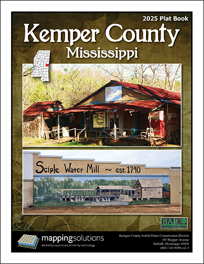 Kemper County Mississippi 2025 Plat Book | Mapping Solutions