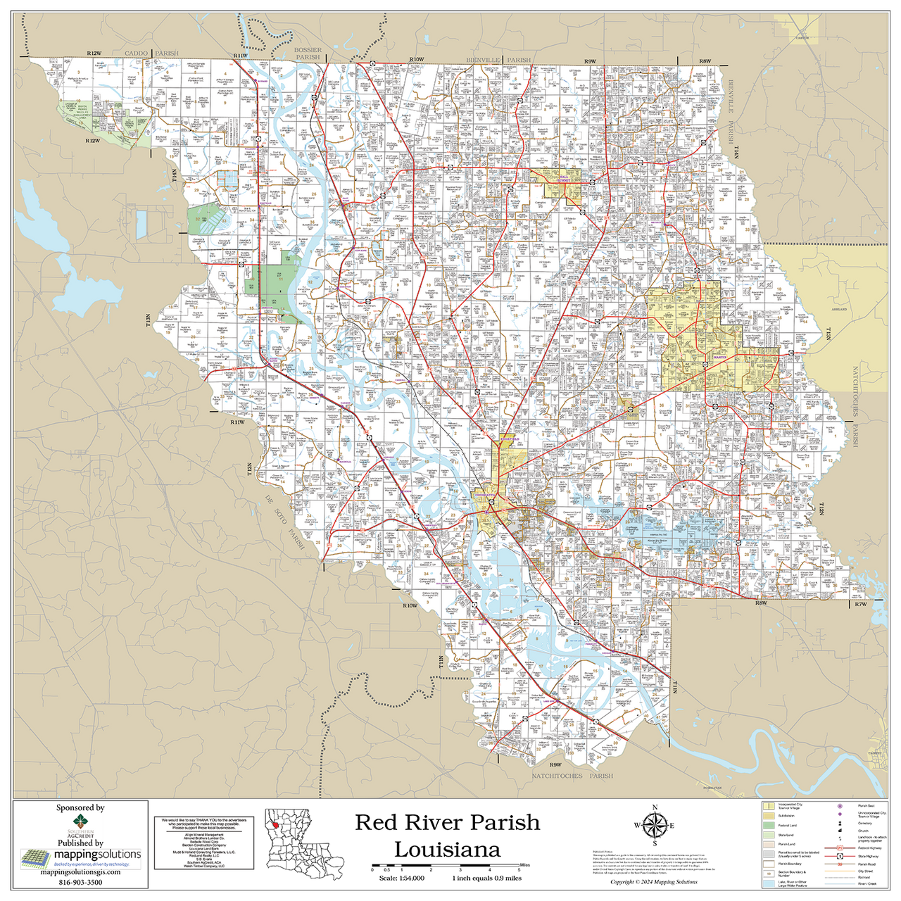 Red River Map