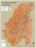 Franklin Parish, Louisiana Maps from Mapping Solutions