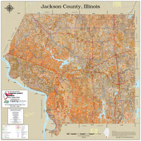 Jackson County, Illinois Maps from Mapping Solutions