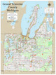 Grand Traverse County Michigan 2019 Wall Map | Mapping Solutions