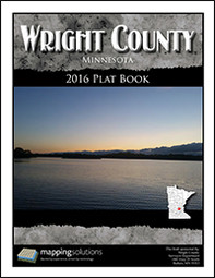 Wright County Minnesota 2016 Plat Book, Wright County Parcel Map 2016 ...