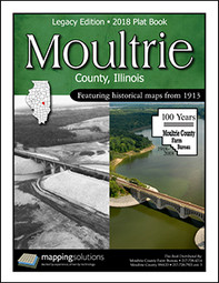 Moultrie County Illinois 2018 Plat Book, Moultrie County Illinois Plat ...