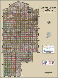 Jasper County Indiana 2015 Aerial Map, Jasper County Parcel Map 2015 ...