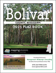 Bolivar County Mississippi 2025 Plat Book | Mapping Solutions