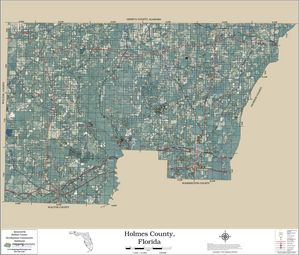 Holmes County Florida 2016 Aerial Map, Holmes County Florida Parcel Map ...