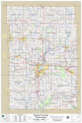 Dunn County Wisconsin 2022 Wall Map | Mapping Solutions
