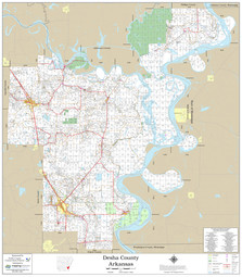 Desha County Arkansas 2023 Wall Map | Mapping Solutions