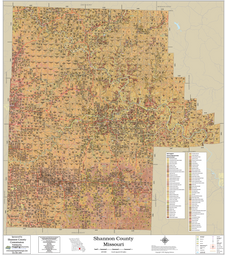 Shannon County Missouri 2024 Soils Wall Map | Mapping Solutions