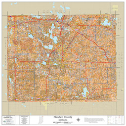Steuben County Indiana 2022 Soils Wall Map | Mapping Solutions
