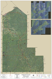 Ashland County Wisconsin 2022 Aerial Wall Map | Mapping Solutions