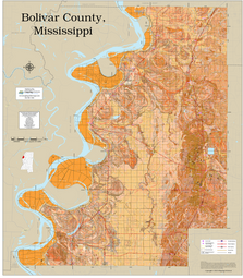 Bolivar County Mississippi 2025 Soils Map | Mapping Solutions
