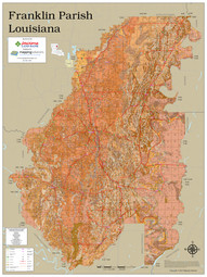 Franklin Parish Louisiana 2023 Soils Map | Mapping Solutions