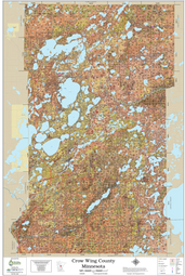 Crow Wing County Minnesota 2025 Soils Wall Map | Mapping Solutions