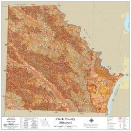 Clark County Missouri 2023 Soils Wall Map | Mapping Solutions
