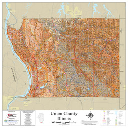 Union County Illinois 2024 Soils Wall Map | Mapping Solutions