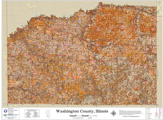 Washington County Illinois 2024 Soils Wall Map | Mapping Solutions