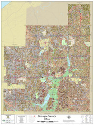 Geauga County Ohio 2024 Soils Wall Map | Mapping Solutions